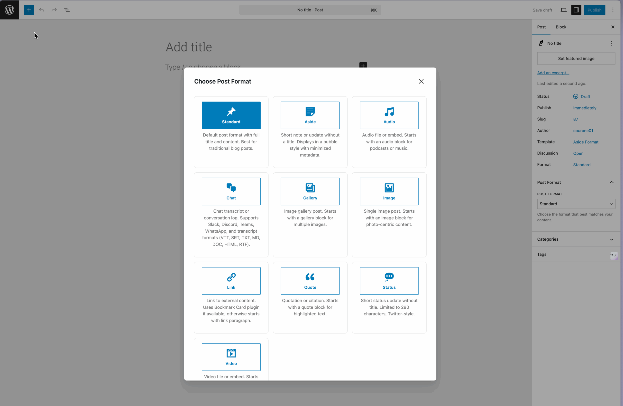 Post Formats for Block Themes: My First WordPress Plugin After 11 Years ...
